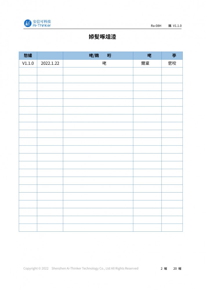 Ra-08H datasheet page 2