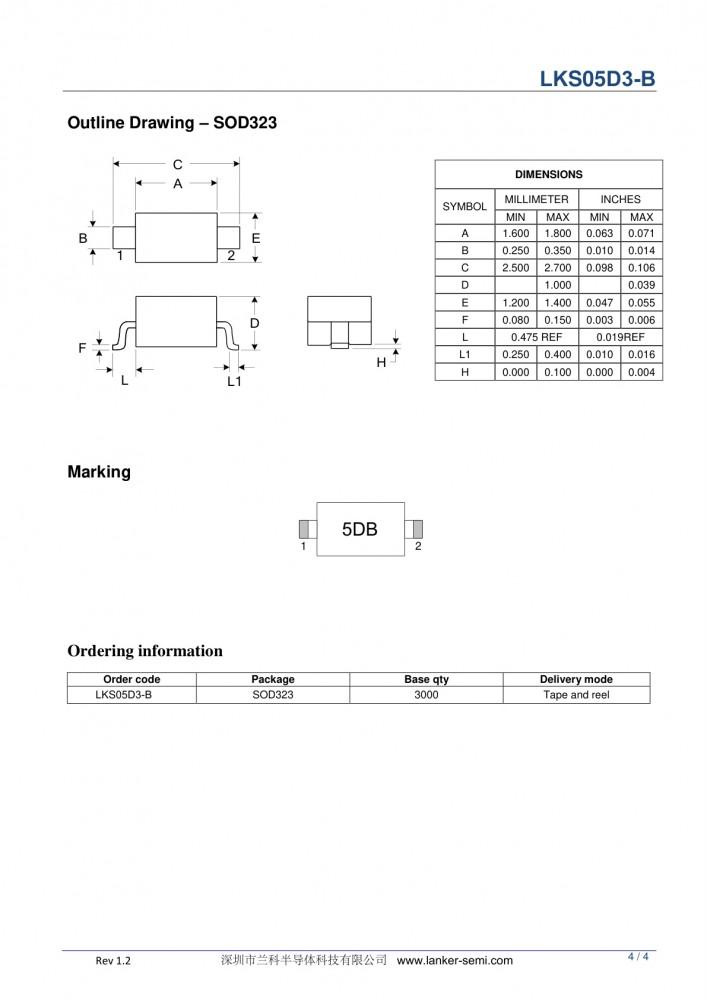 LKS05D3-B datasheet page 4
