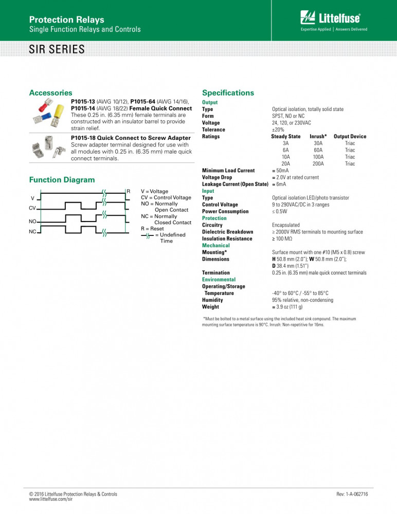SIR1B6B4 technical document page 2