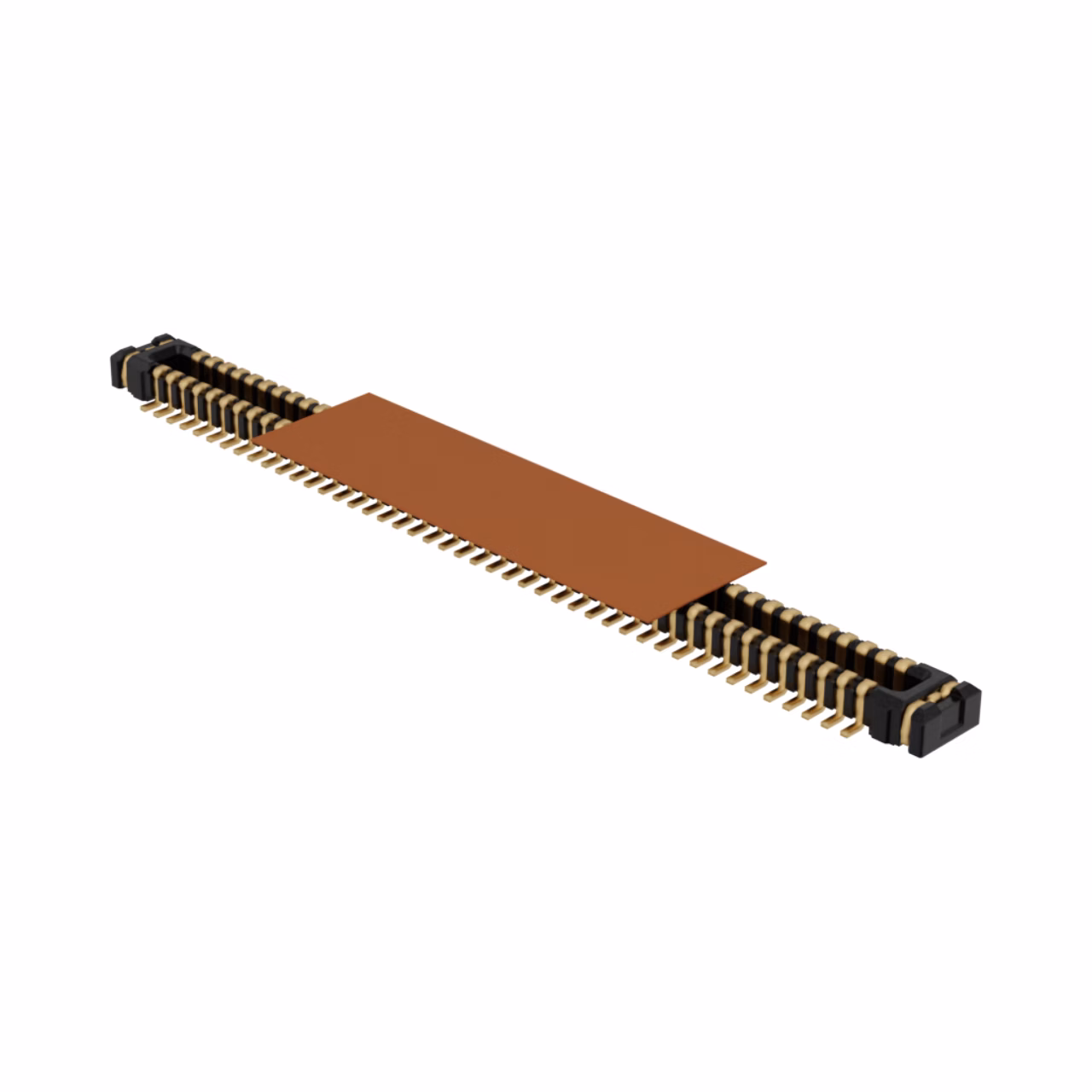 SlimStack Board-to-Board Plug, 0.40mm Pitch, Surface Mount, Dual Row, Vertical Stacking, 1.00mm Stacking Height, with Solder Tabs, with Vacuum  Tape, 90 Circuits for sale