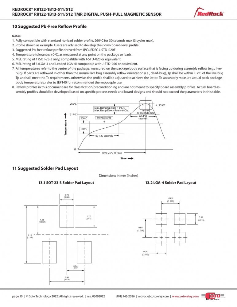 COTO RR122 datasheet page 10