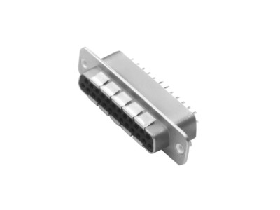 Standard-Density EMI Filtered D-Sub Connector, Female, Straight, PCB Through Hole, 4000pF Pi, Locking Inserts, RoHS, 25 Circuits for sale
