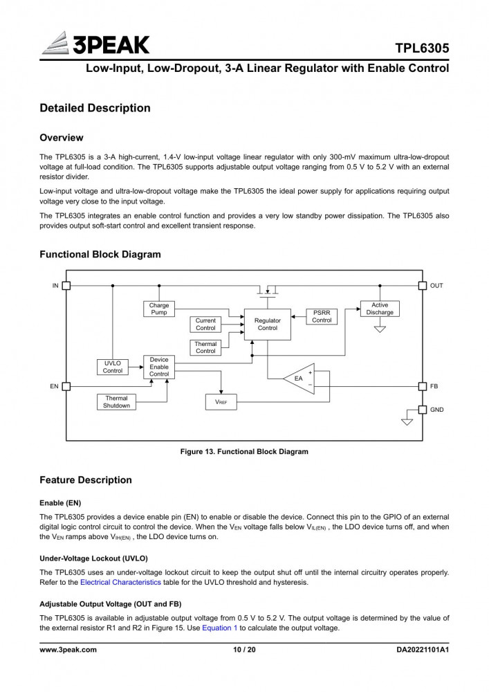 TPL6305AD-ES1R datasheet page 10