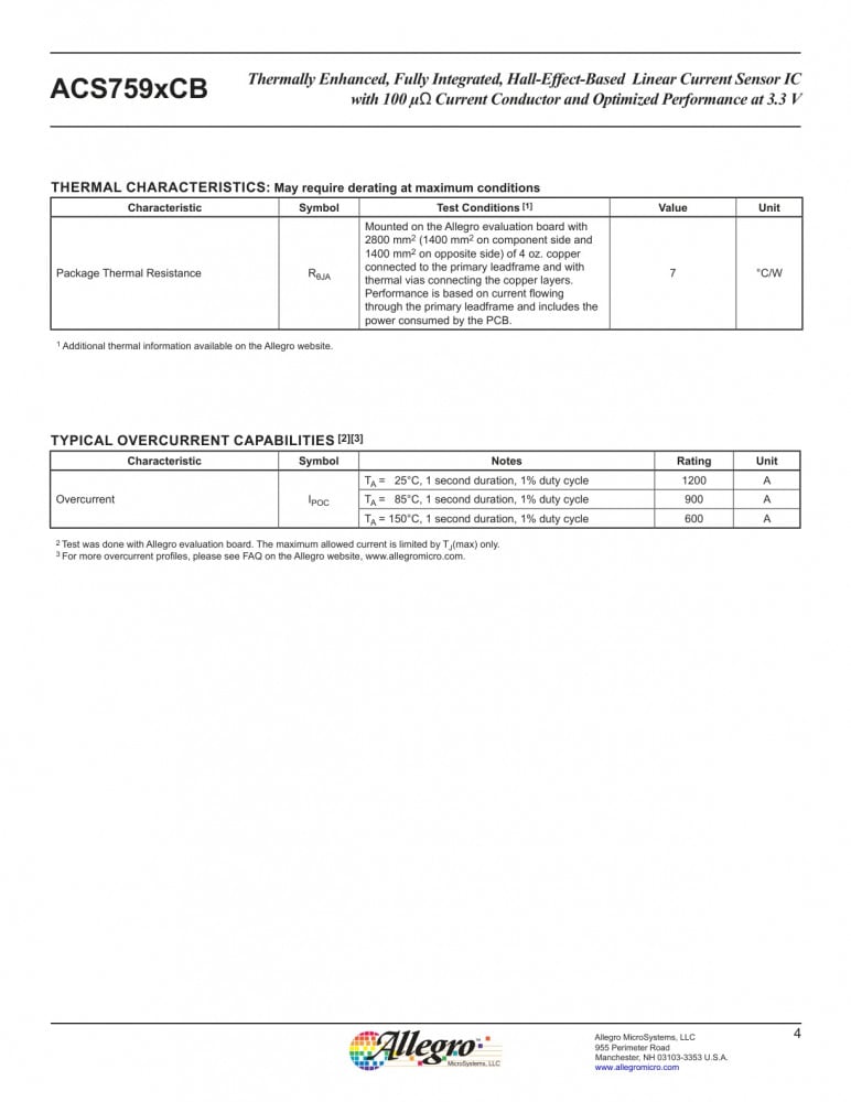 ACS759 datasheet page 5