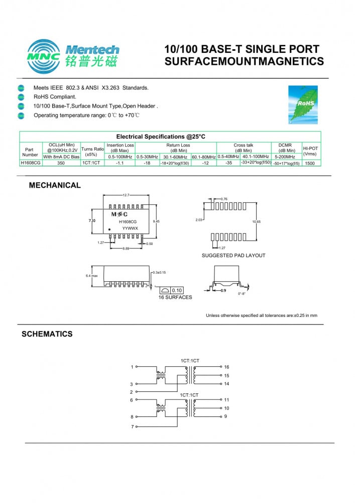 H1608CG technical document page