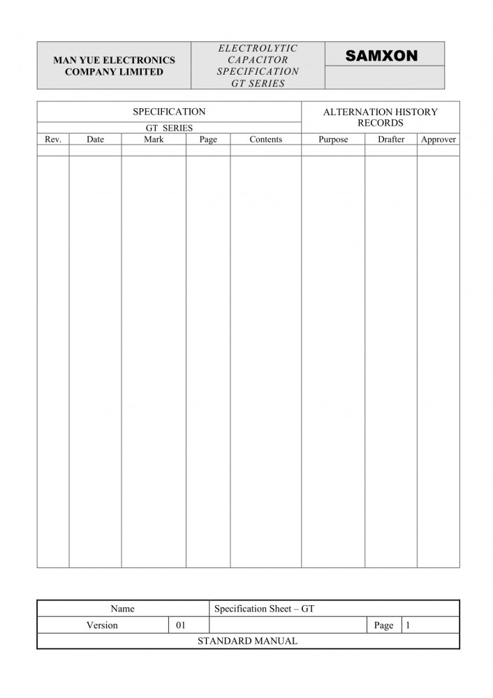 GT series product dimensions and characteristics, page 2