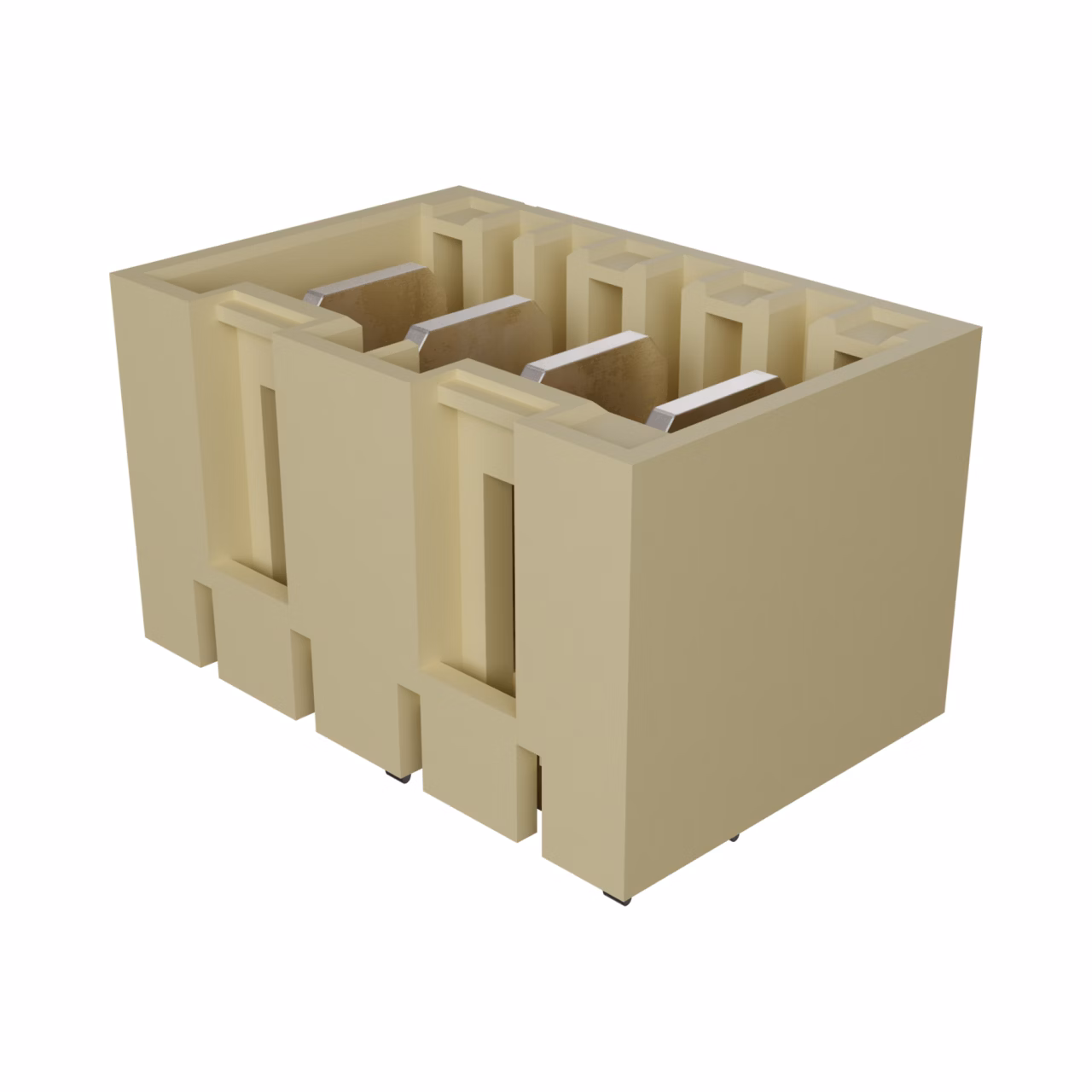 Appli-Mate RAST 5 Header, Vertical, 4 Circuits, Tin (Sn) Plating, Position Keys 1b, 2a, 3a & 4a, Code Keys 01c, d20 & 03c, Latches Between Circuits 1 & 2 and 3 & 4, PCB Polarization A, Glow-Wire Capable for sale