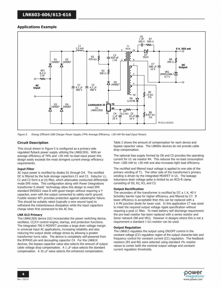LNK616DG-TL datasheet page 4