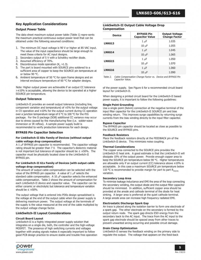 LNK616DG-TL datasheet page 5