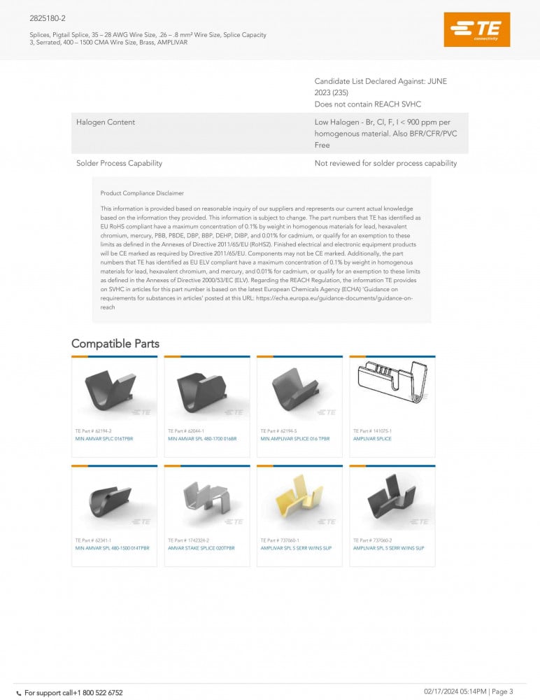 2825180-2 technical document page 3