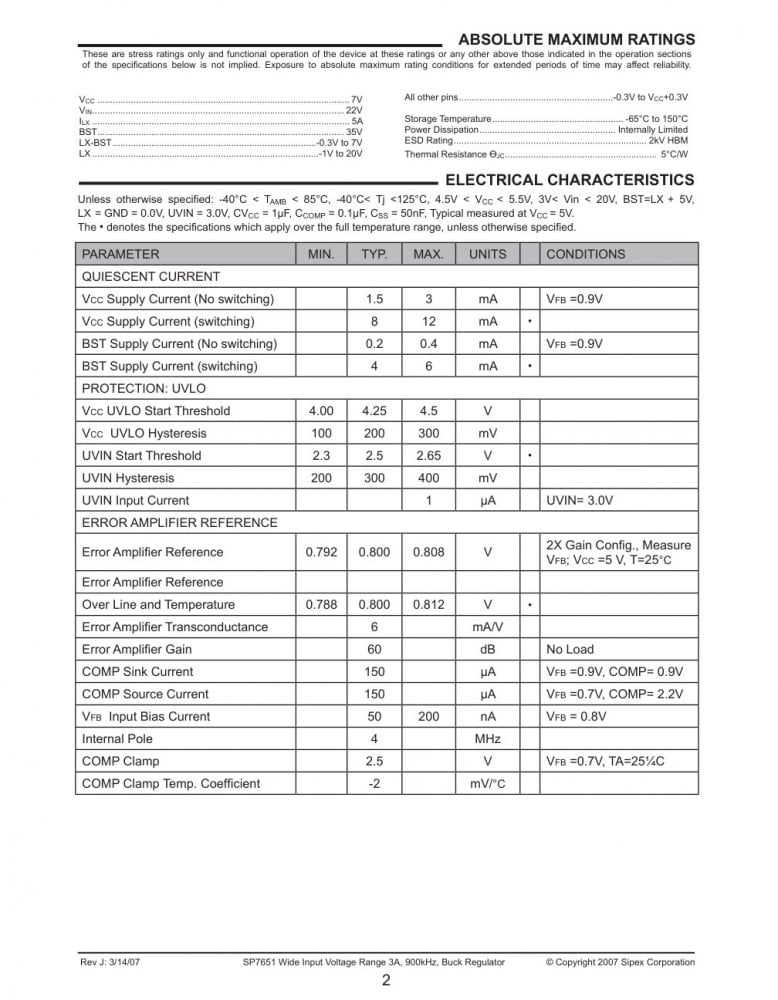 SP7651 document page 2