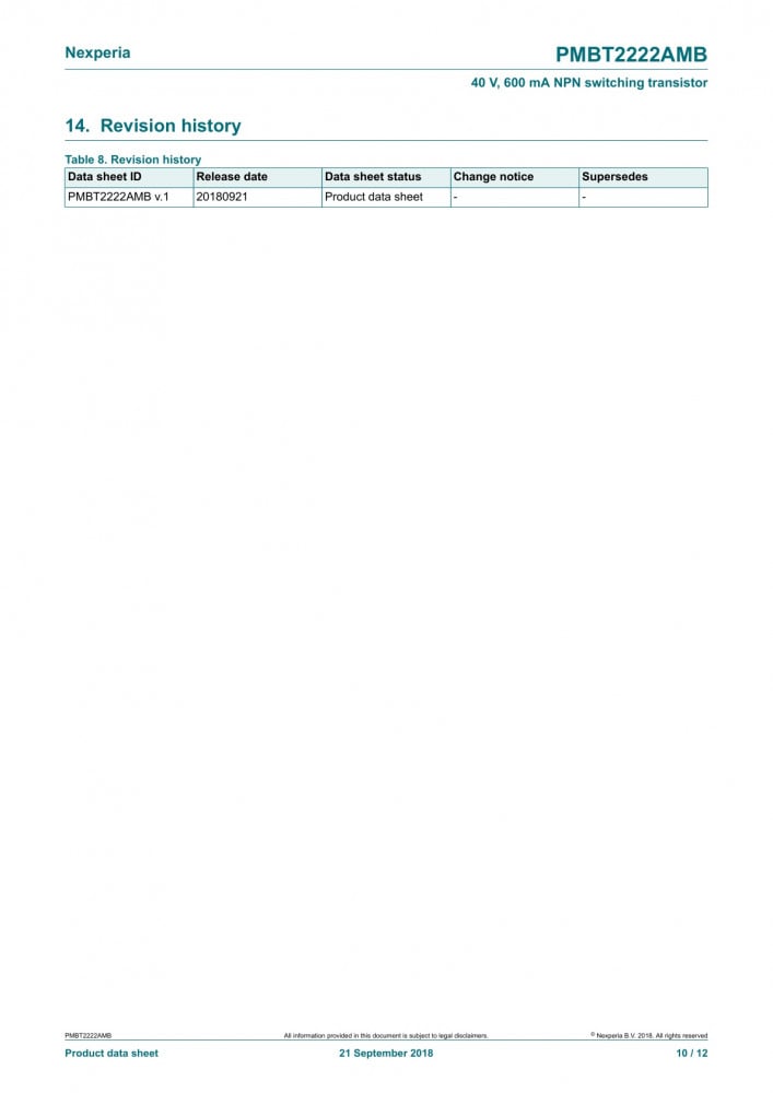 PMBT2222AMBYL datasheet page 10