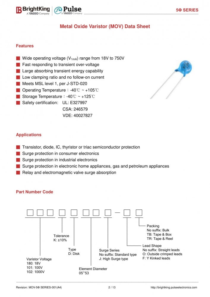 331KD05J datasheet page 1