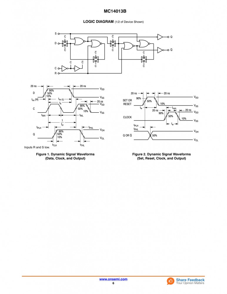 MC14013B datasheet page 6