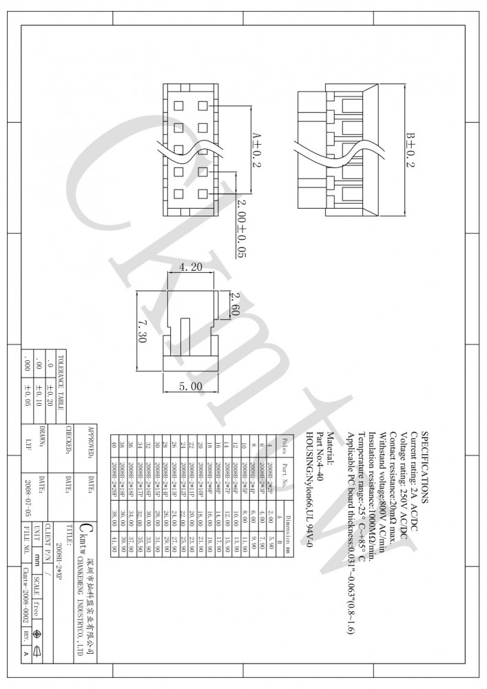 Ckmtw 2-2008H12P-0000 specification and dimensional document