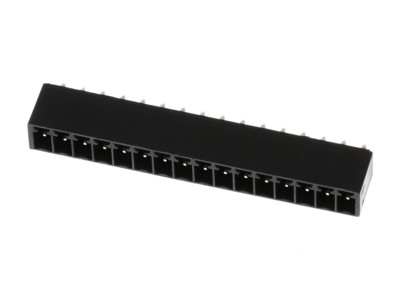 3.50mm Pitch Eurostyle Horizontal Plug, with Standard Imprinting, Black, 17 Circuits