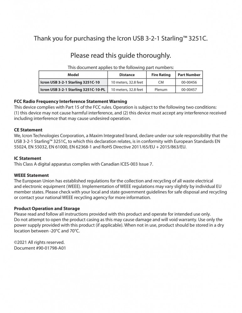 ICR3251C-10-PL technical document page 2