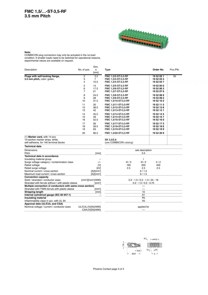 Phoenix Contact 1952267 technical document page 3