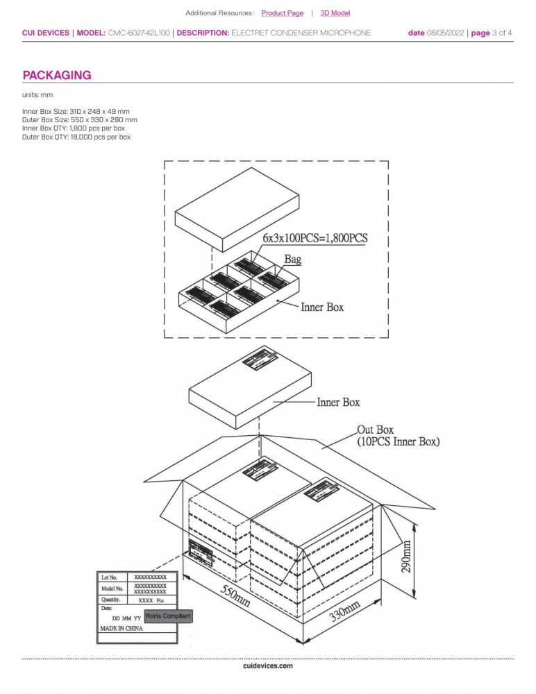 CMC-6027-42L100 datasheet page 3