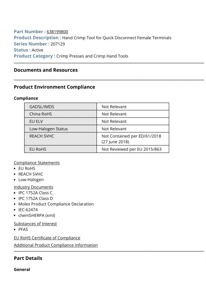 Product document preview, page 1