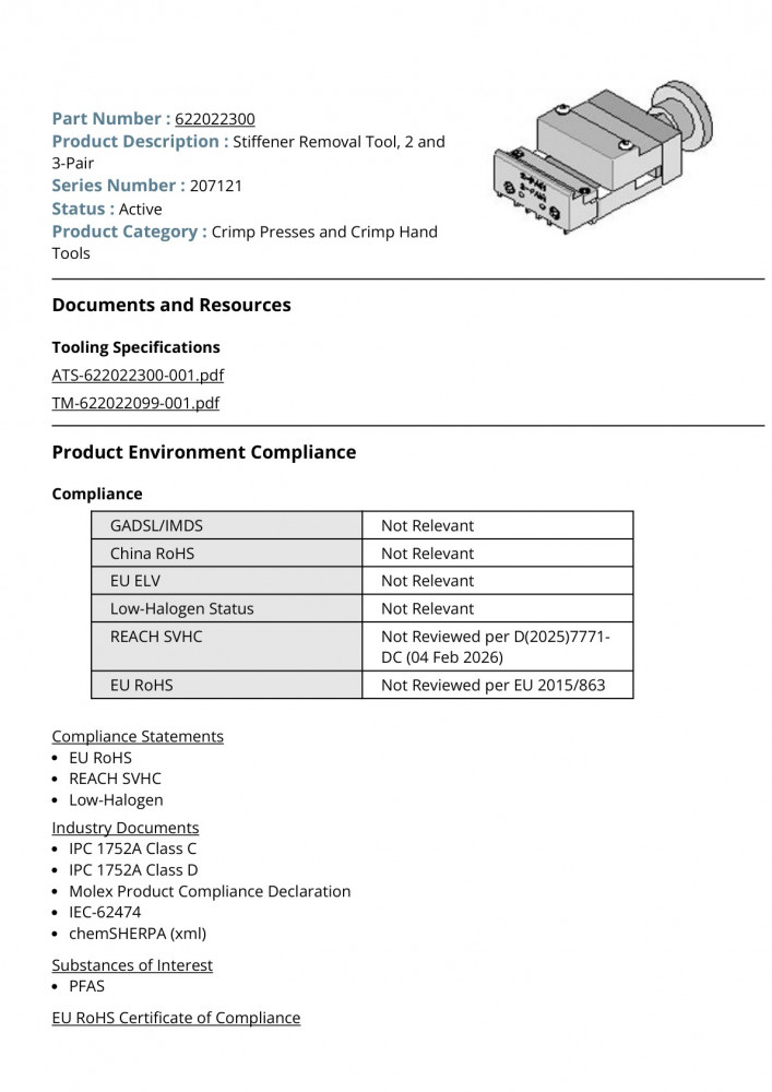 622022300 tooling document preview, page 1