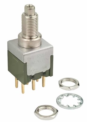 Bushing Mount Miniature Pushbutton for sale