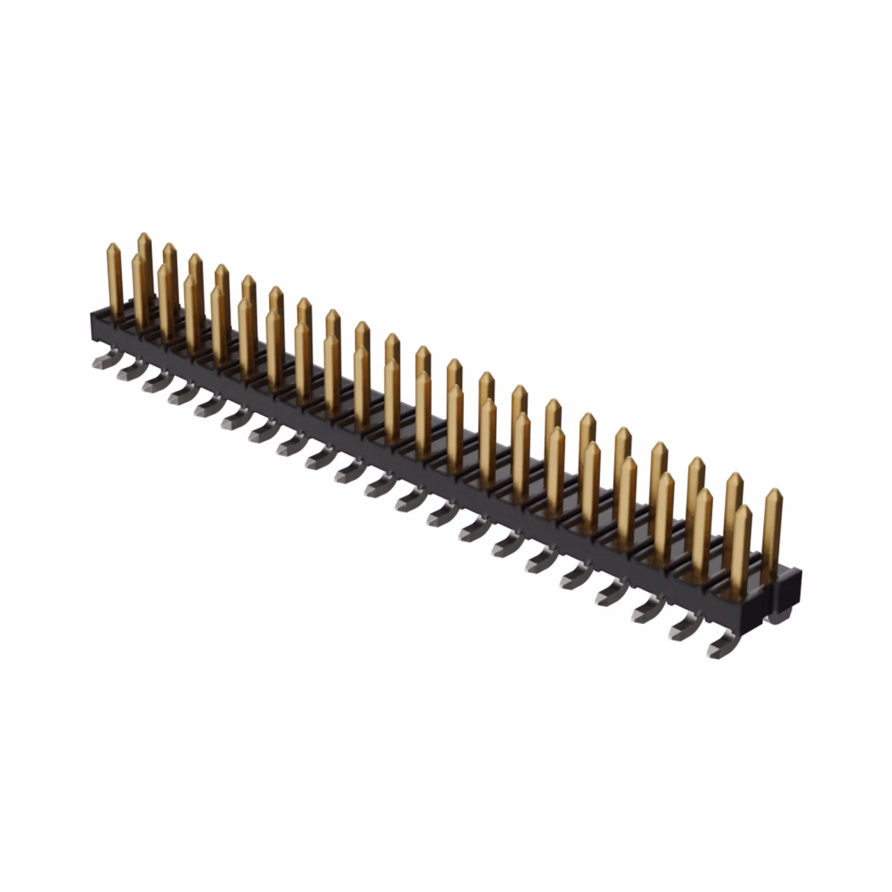 Milli-Grid Header, Vertical, Surface Mount, 42 Circuits, 0.76µm Gold (Au) Plating, Mating Pin Length 3.80mm, Tube, Lead-Free for sale