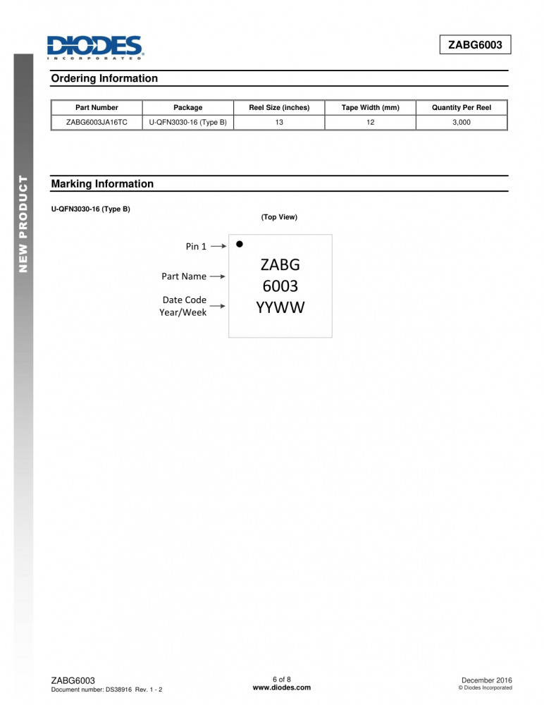ZABG6003 datasheet page 6