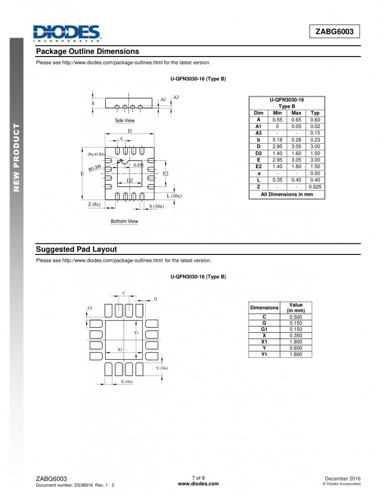 ZABG6003 datasheet page 7