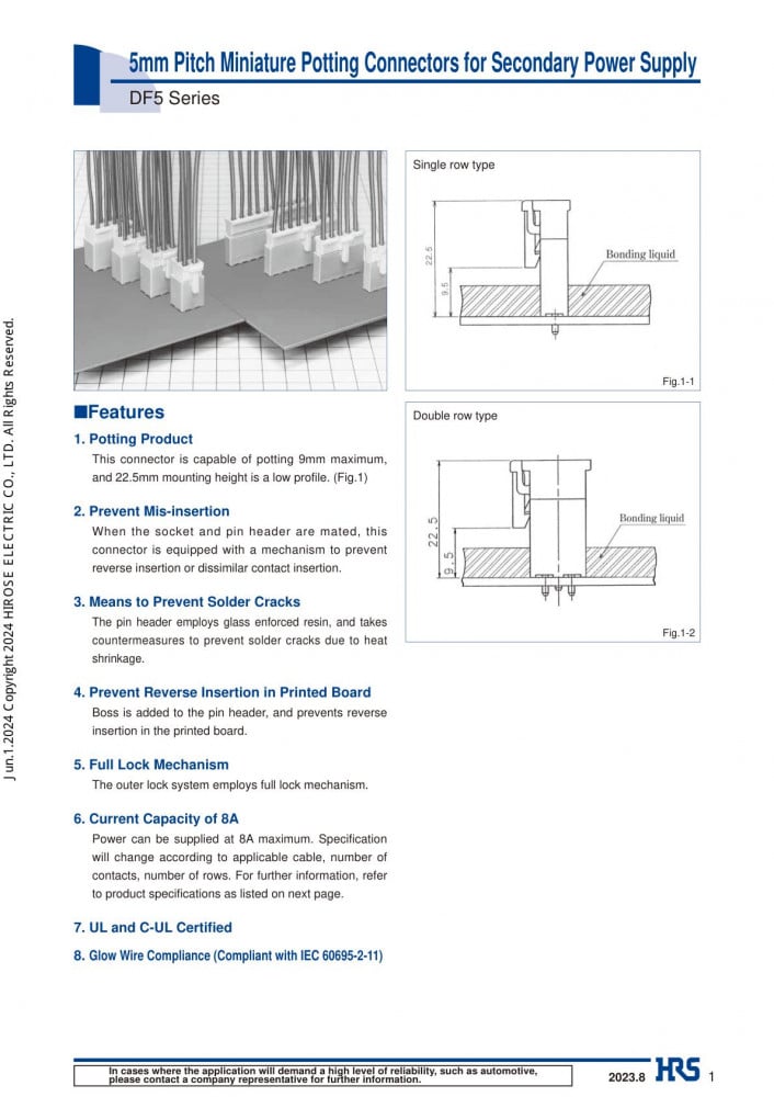HRS DF5A series catalog page 1