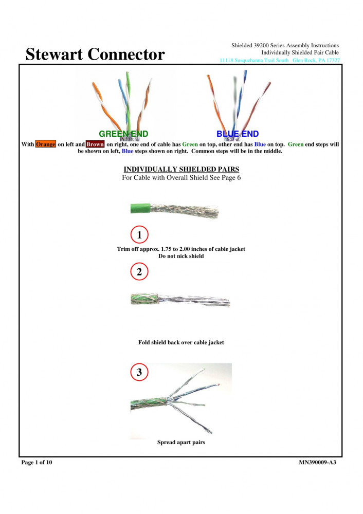 SS-39200-011 instruction page 1