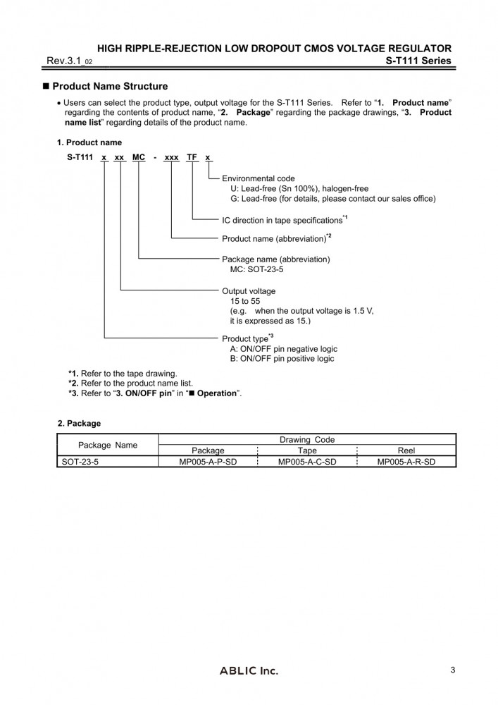 S-T111 datasheet page 3