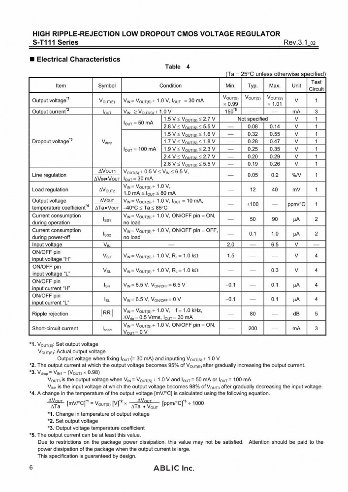 S-T111 datasheet page 6
