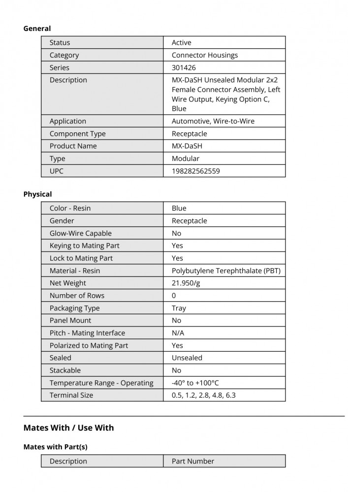 Product document image, page 2