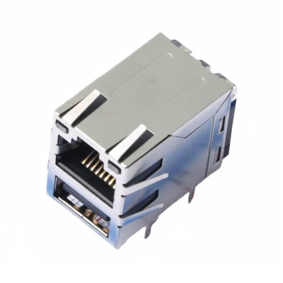 USAKRO UK-CB329YGZE3NL Modular Ethernet Connector Jack with Magnetics