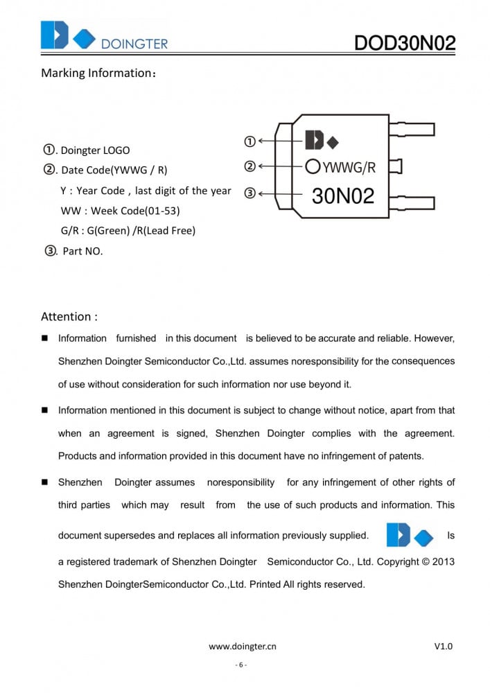 DOD30N02 datasheet page 6