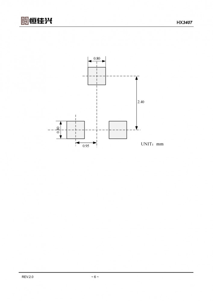 HX3407 datasheet page 6