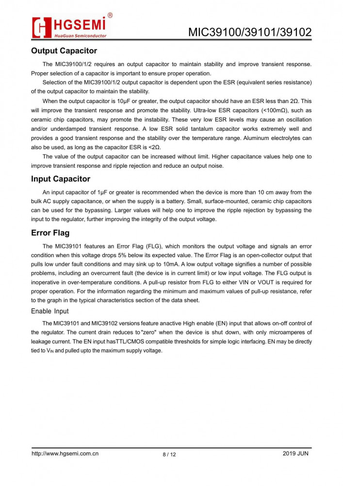 MIC39100 datasheet page 8