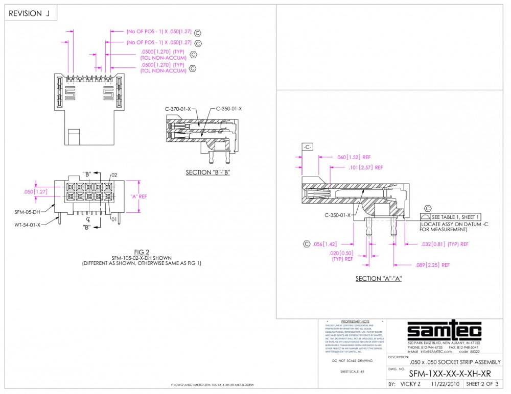 SFM-120-02-S-DH-TR technical drawing page 2