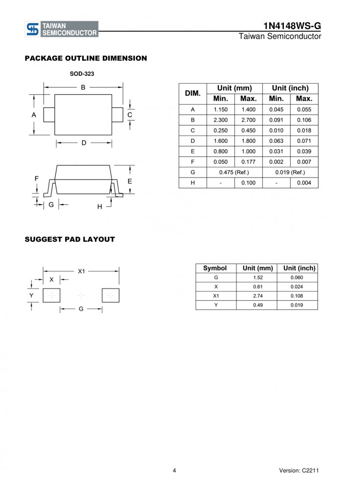 1N4148WS-G datasheet page 4