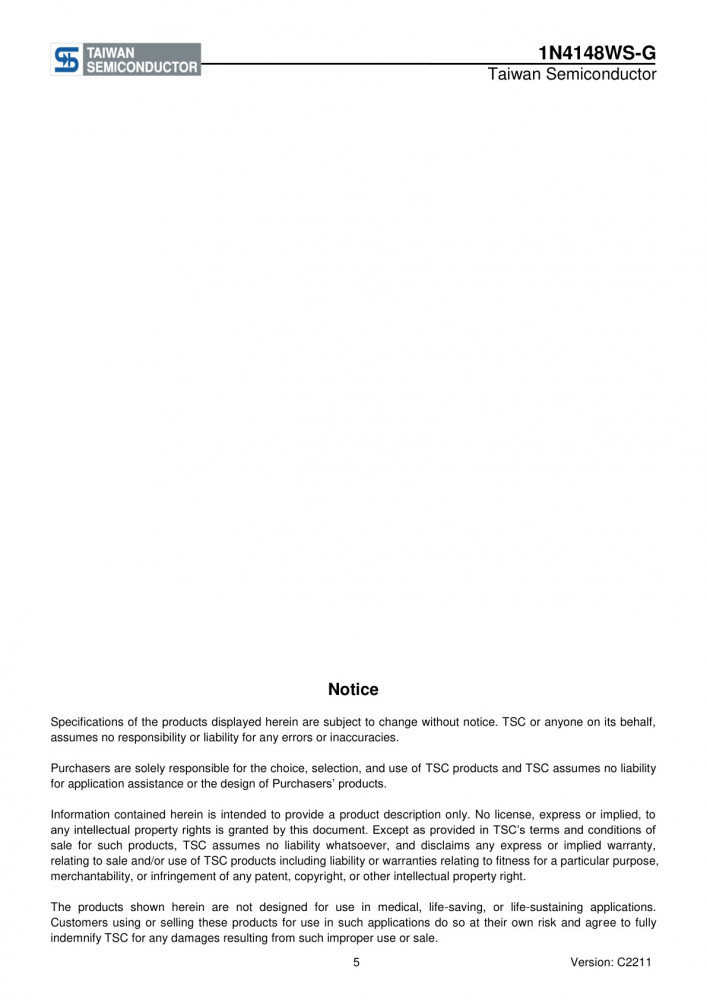1N4148WS-G datasheet page 5