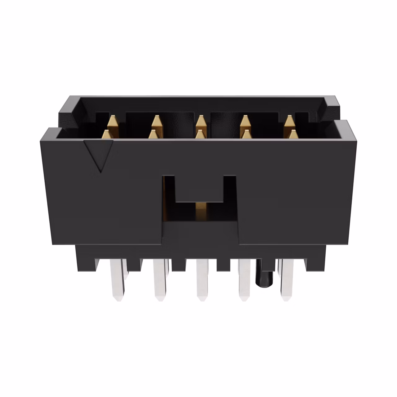 2.00mm Pitch, Milli-Grid PCB Header, Dual Row, Vertical, Through Hole, Shrouded, 10 Circuits, 0.38µm Gold (Au) Plating, 2.50mm Tail Length, Dual Side Slots, Center Friction Lock, with Peg, Tube for sale