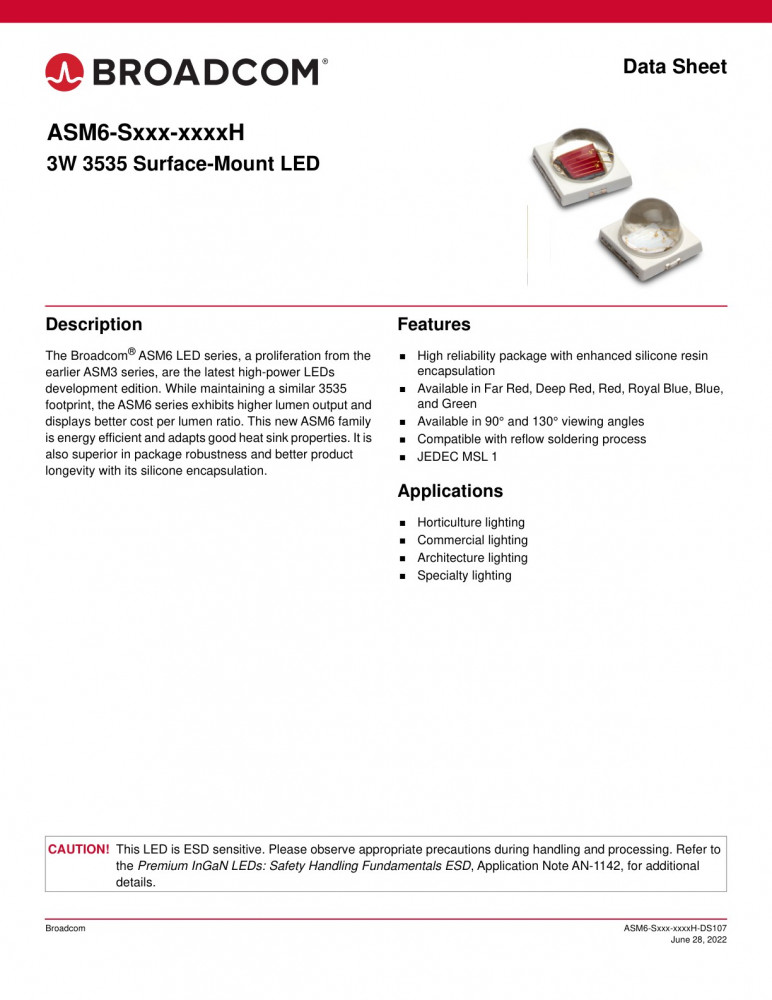 ASM6 datasheet page 1