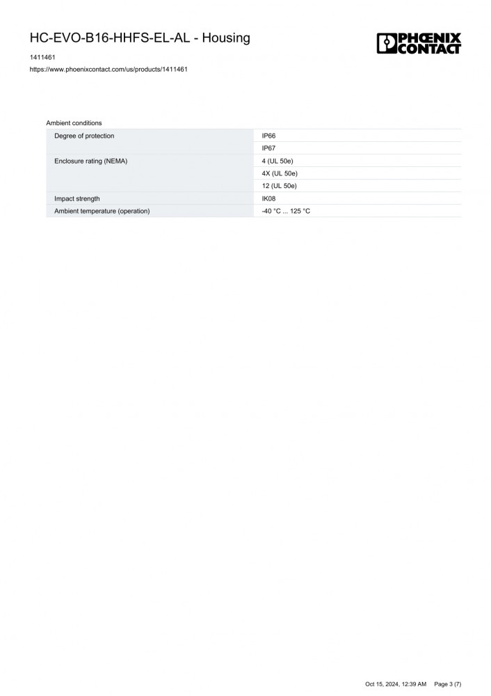 Phoenix Contact 1411461 technical document page 3