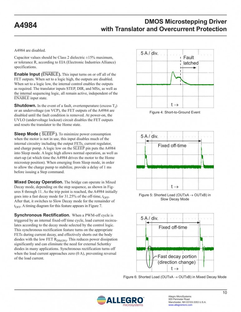 A4984 datasheet page 10