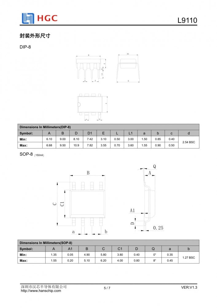 L9110DRG datasheet page 5