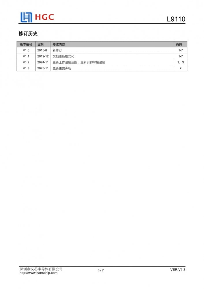 L9110DRG datasheet page 6