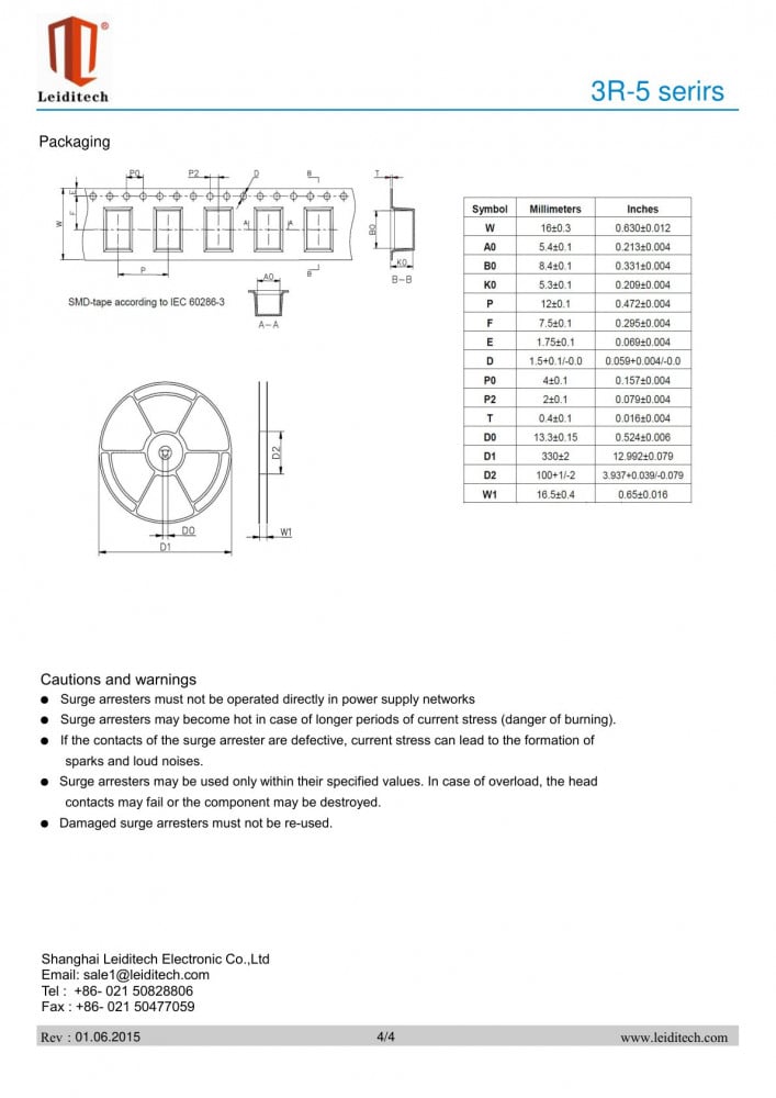 3R090-5S datasheet page 4