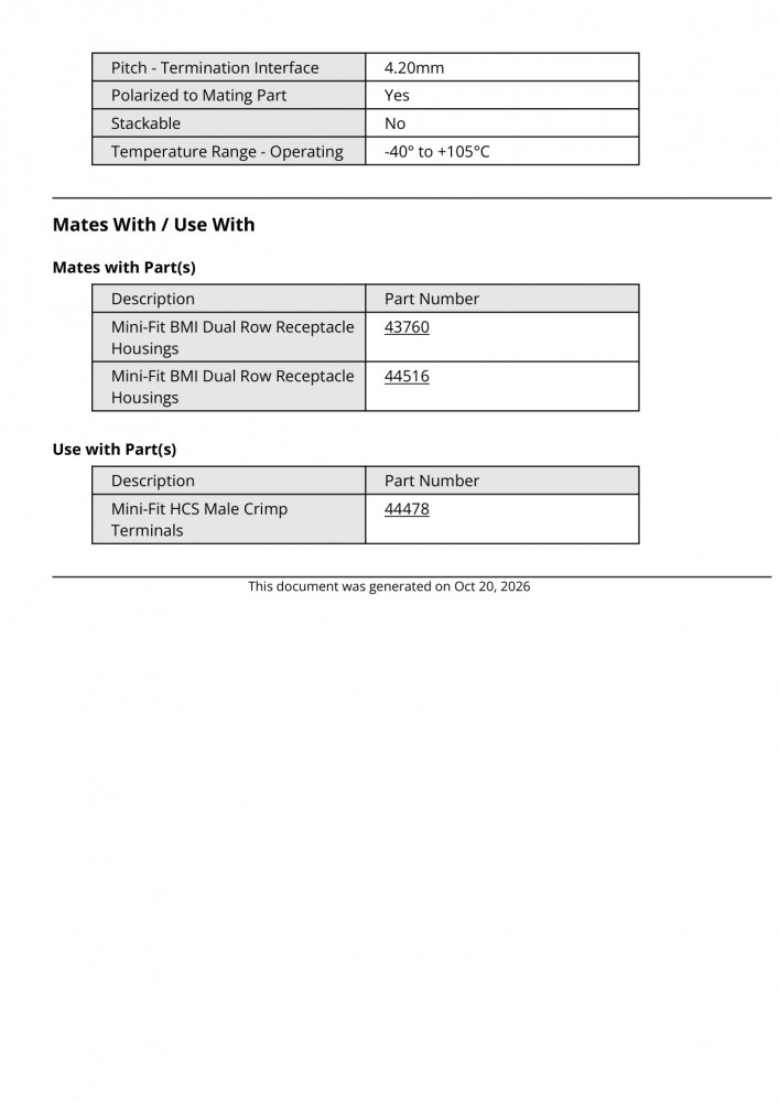 MOLEX 437700001 document image 3