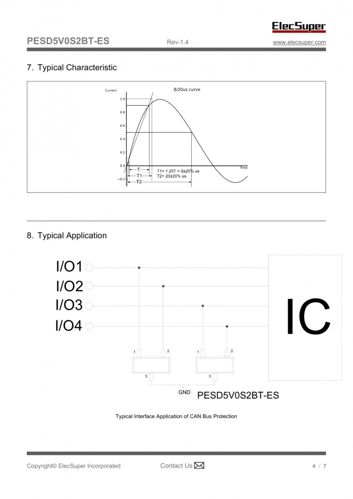 PESD5V0S2BT-ES datasheet page 4